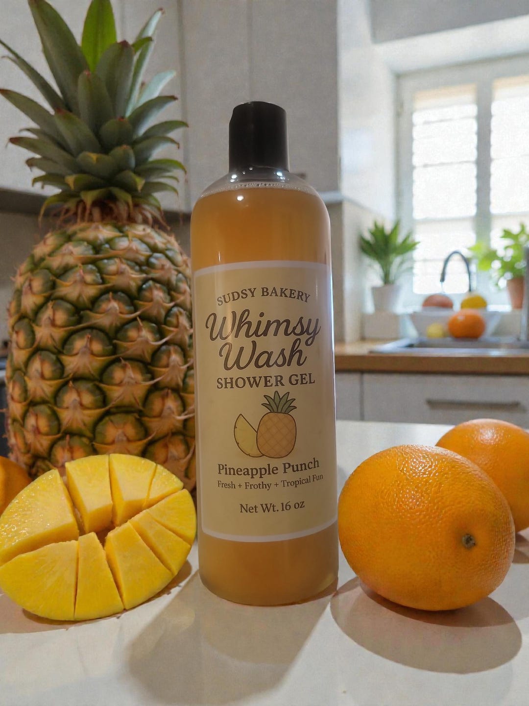 Pineapple Punch Whimsy Wash- Thick Creamy Body Wash, Sweet Tropical ...