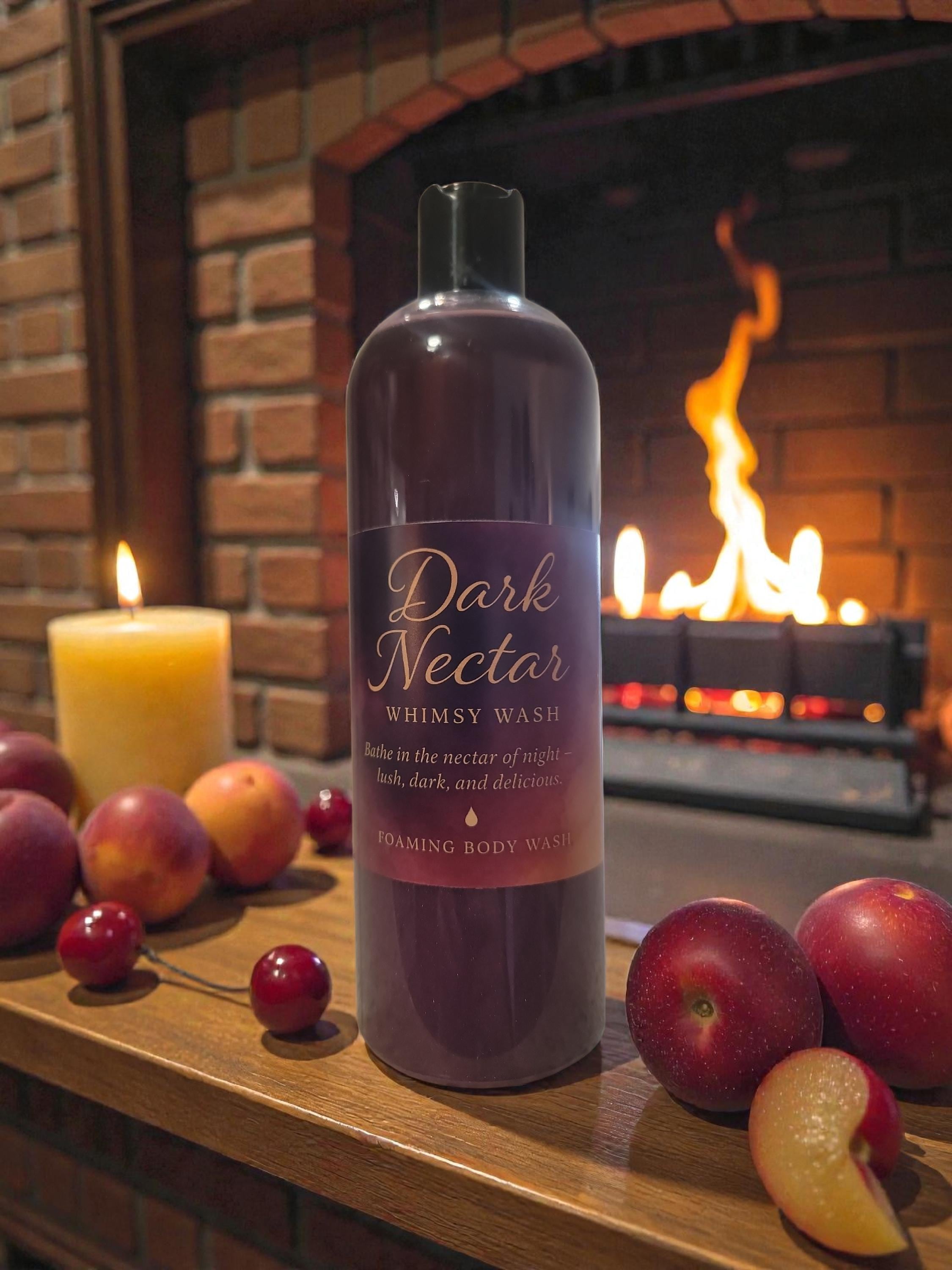 Dark Nectar Whimsy Wash- Sultry Foaming Body Wash With Black Amber ...