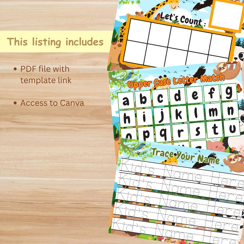 Busy Book Bundle for Kids Printable, Toddler Learning Binder, Preschool ...