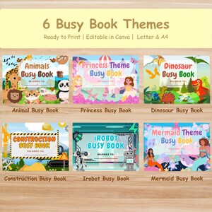Busy Book Bundle for Kids Printable, Toddler Learning Binder, Preschool ...