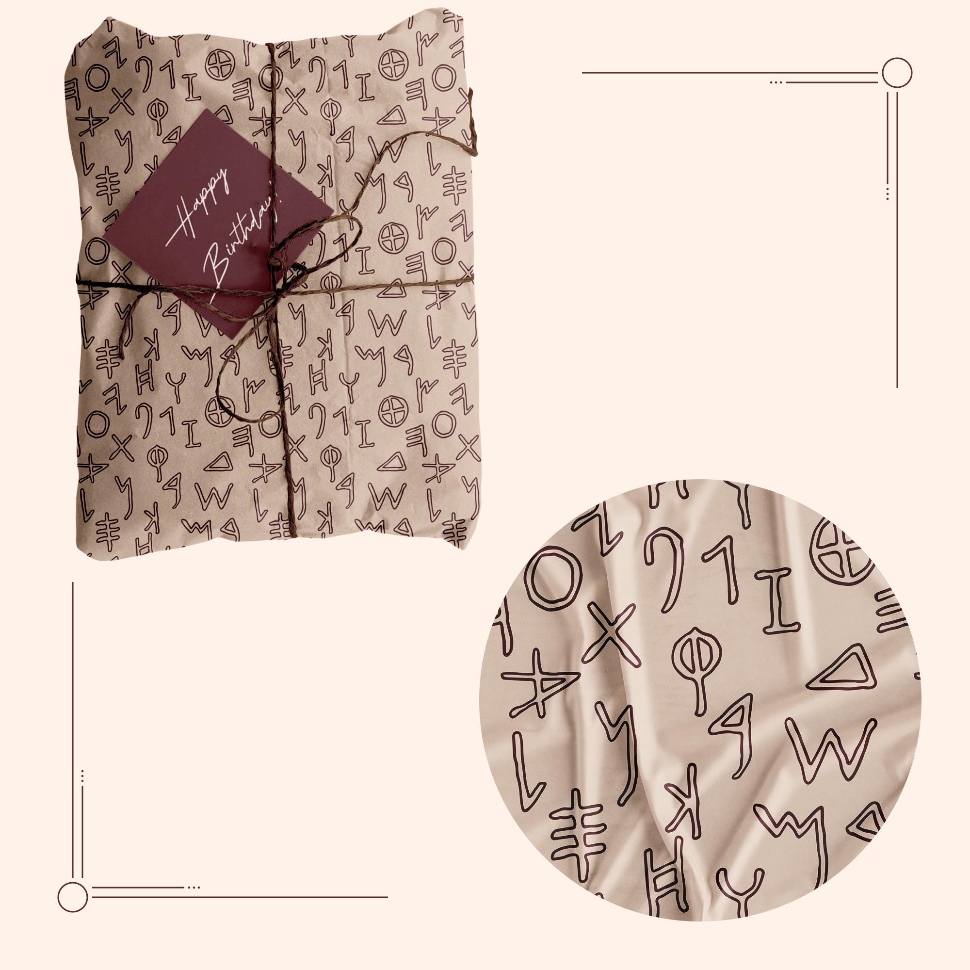 Phoenician Alphabet Letters Seamless Repeating Pattern Digital Paper - Etsy