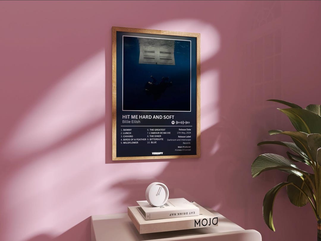 Billie Eilish Poster, Hit Me Hard and Soft Album, Billie Eilish, Album ...