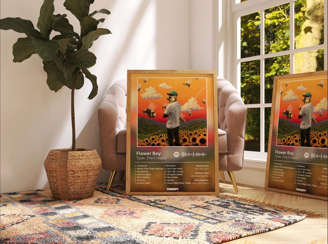 Tyler the Creator Poster, Flower Boy Album, Tyler the Creator, Album ...