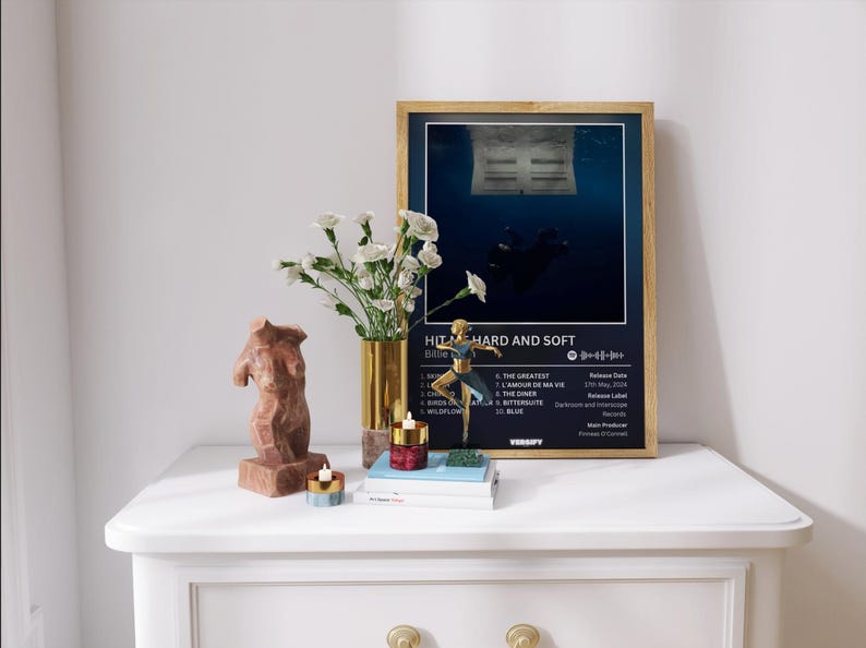 Billie Eilish Poster, Hit Me Hard and Soft Album, Billie Eilish, Album ...