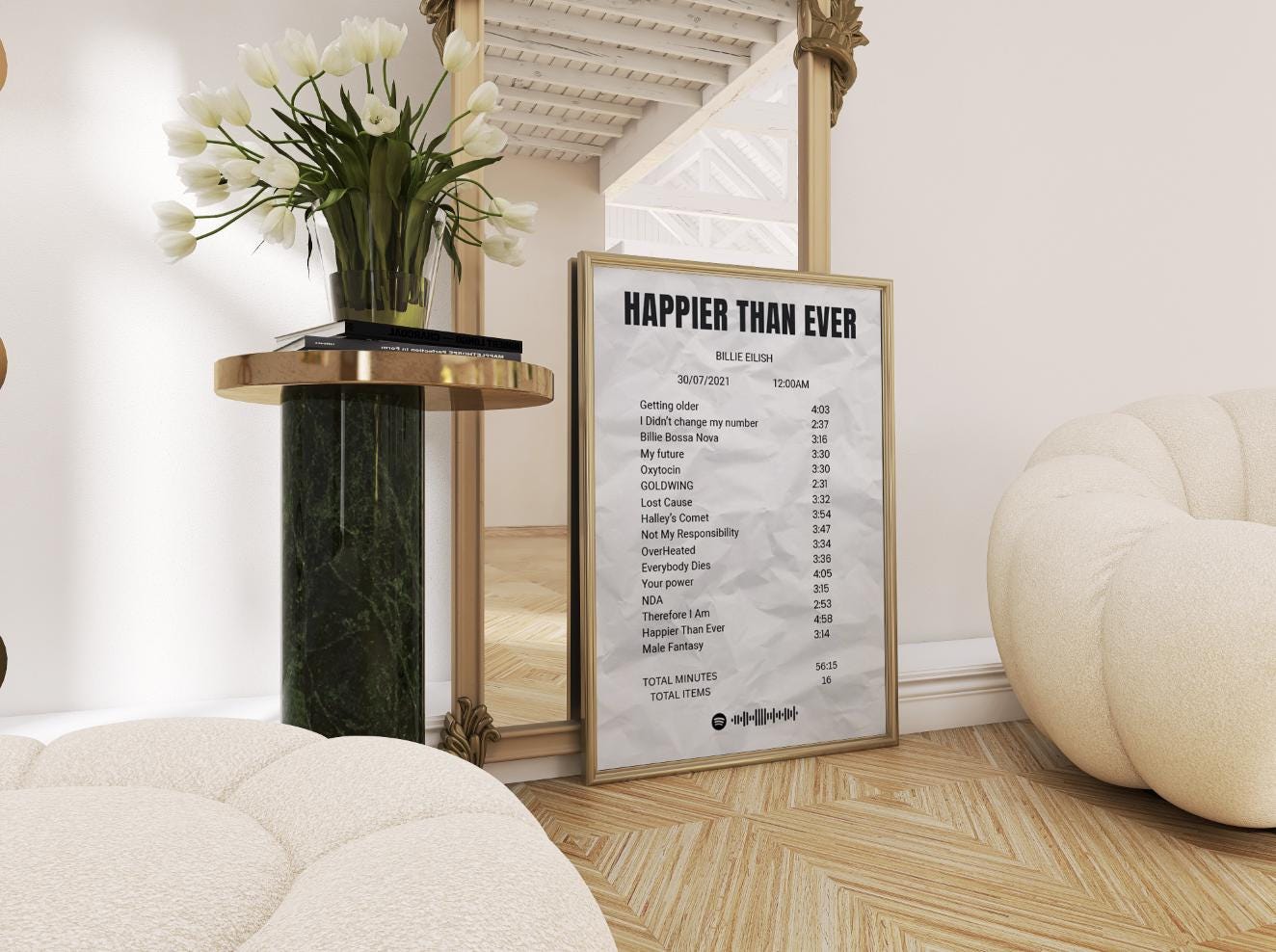 Billie Eilish Album Poster, Music Poster, Receipt Poster, Aesthetic ...