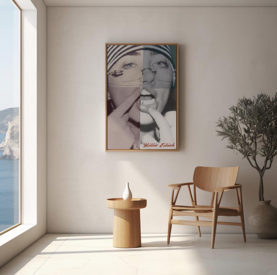 Billie Eilish Poster, Music Poster, Billie Eilish, Instant Download ...