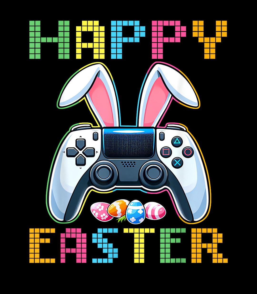 Funny Video Game Easter Bunny Gaming PNG, Fun Easter Day Gifts for ...
