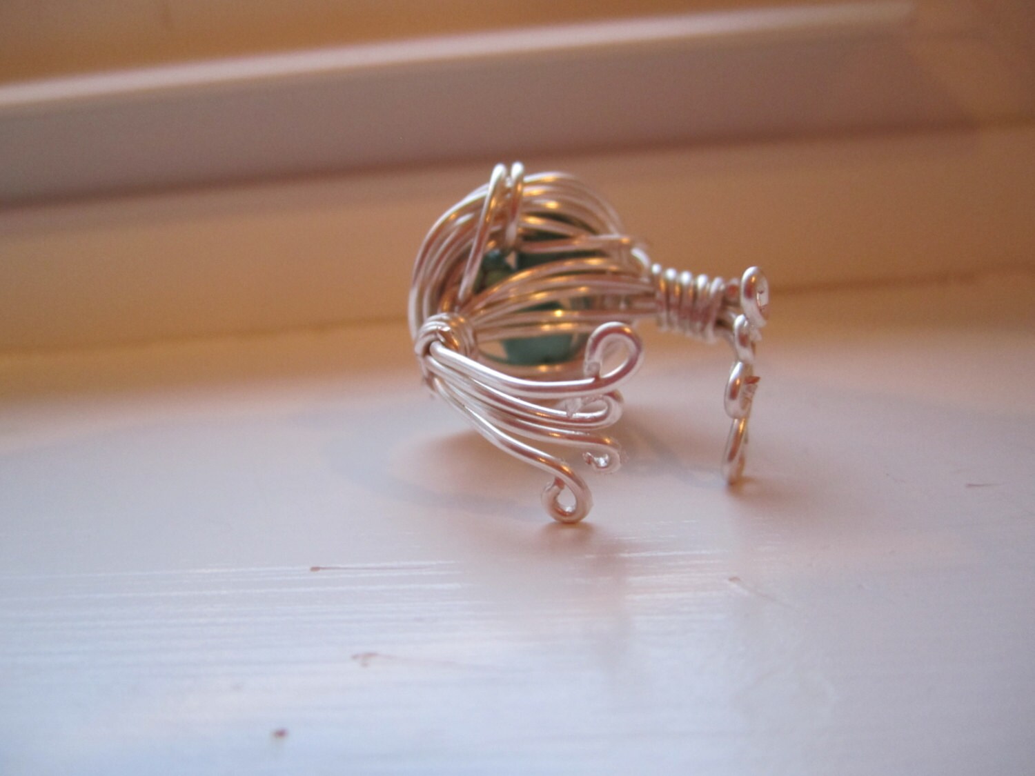 Robins Eggs Bird Nest Ring Adjustable Silver - Etsy