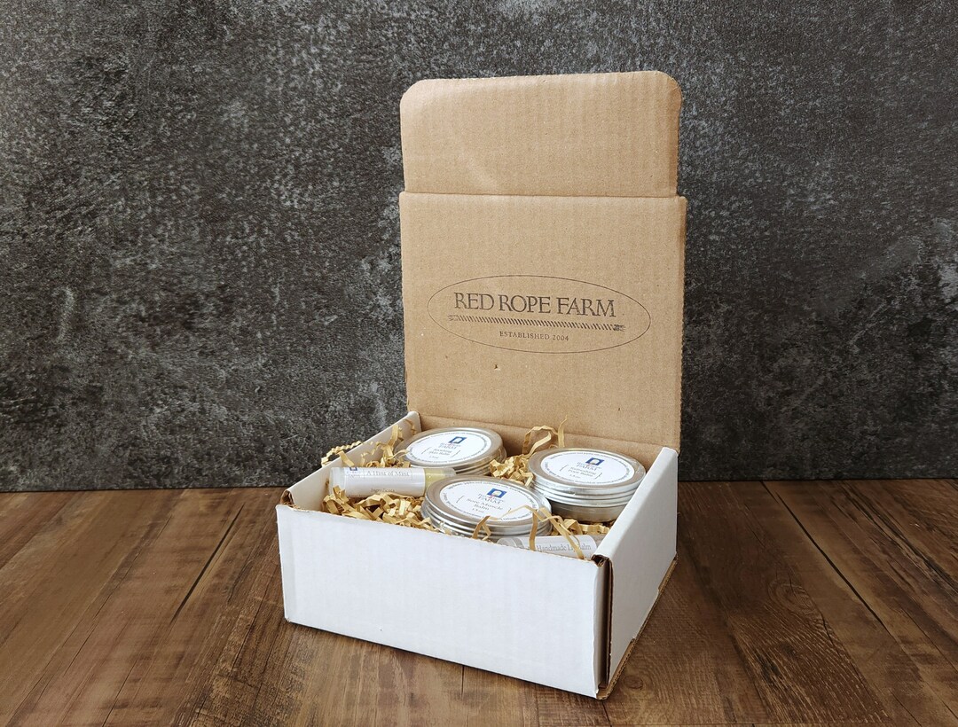 Balm Box, With Skin, Foot and Sore Muscle Balm and Lip Exfoliator and ...