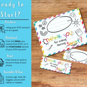 Teacher Appreciation Printable Bag Topper, Teacher Appreciation Tag ...