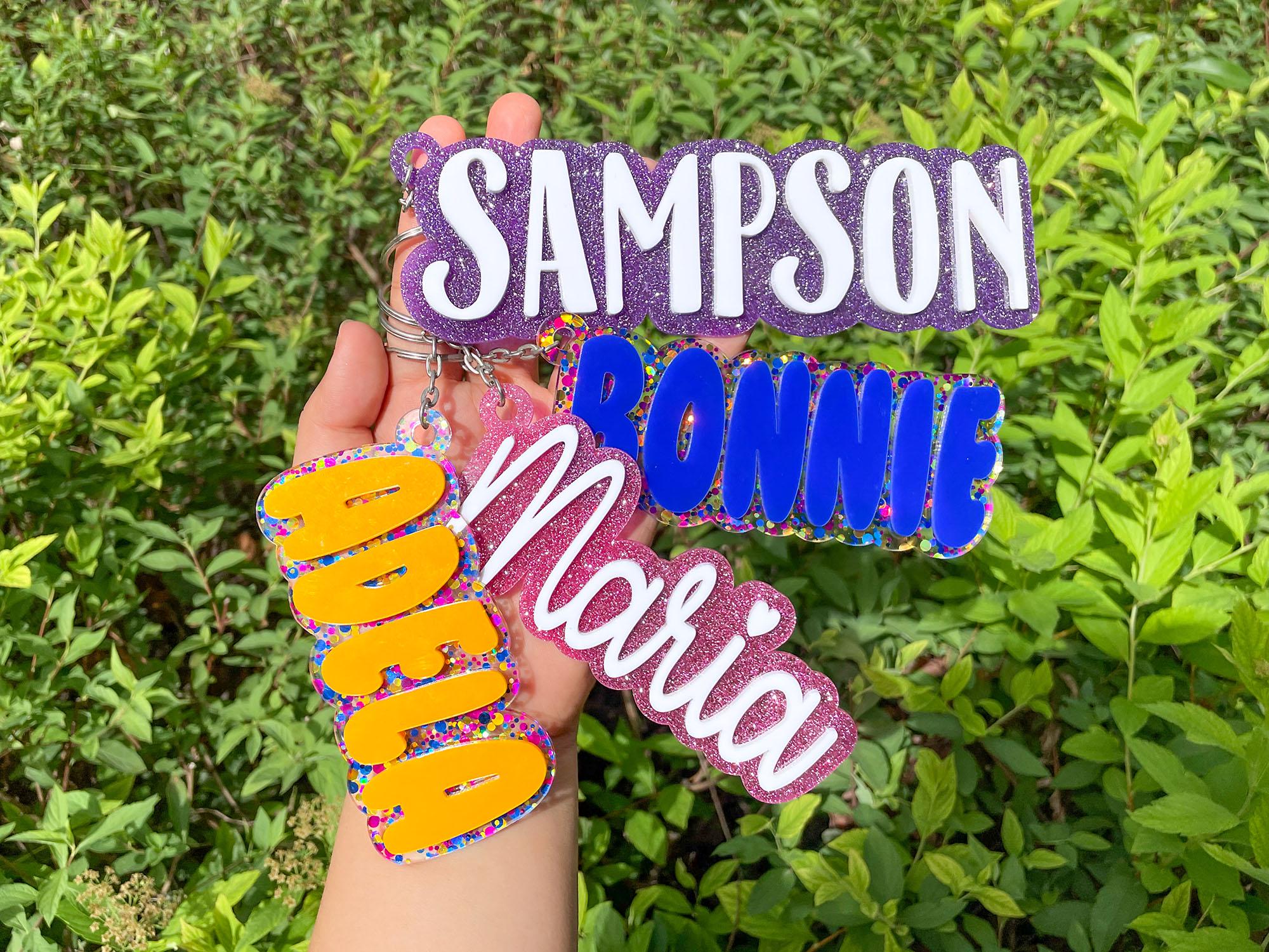 Custom Name Tag for Backpack, Personalized Backpack Name Tags, Backpack ...