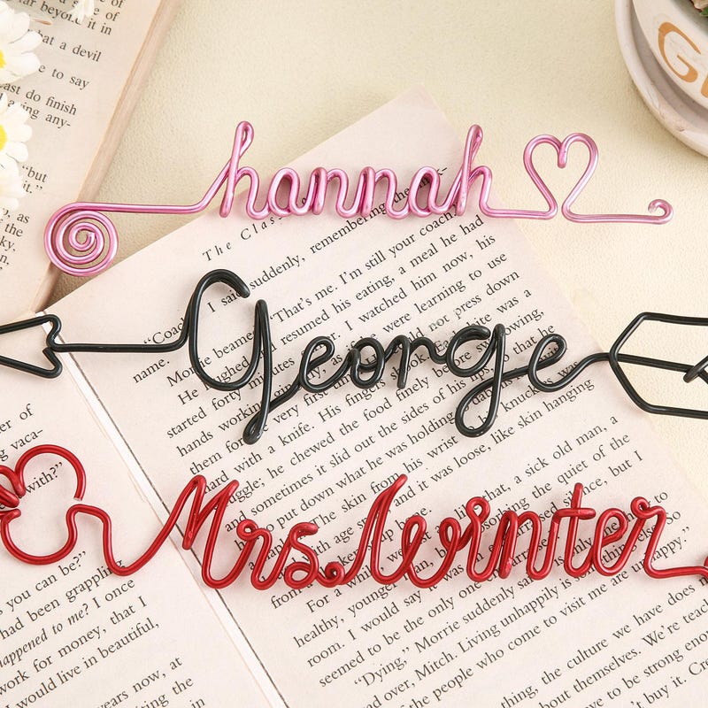 Wire Bookmarks - Etsy