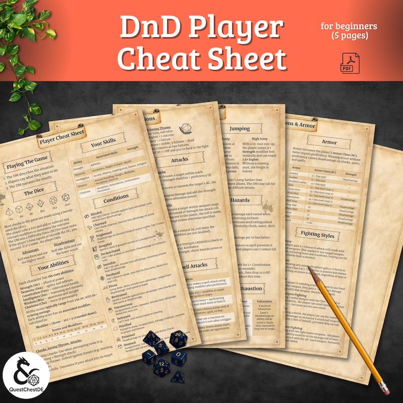 Dnd 2025 Character Sheet - Etsy