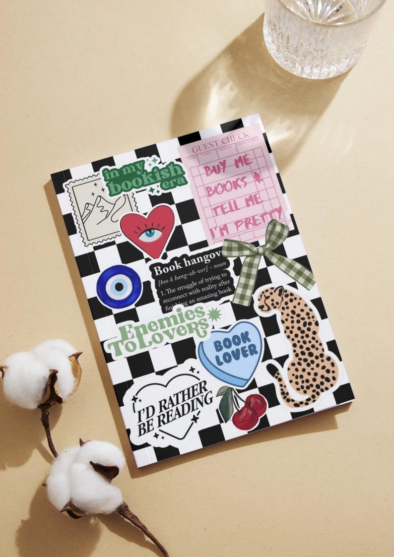 Gingham Kindle Insert: Clear Case Decoration (digital Download) - Etsy