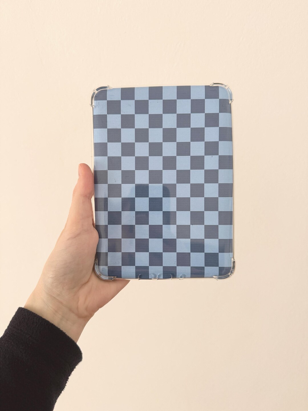 Checkered Printable Kindle Insert | Aesthetic Kindle Cover | Clear Case ...