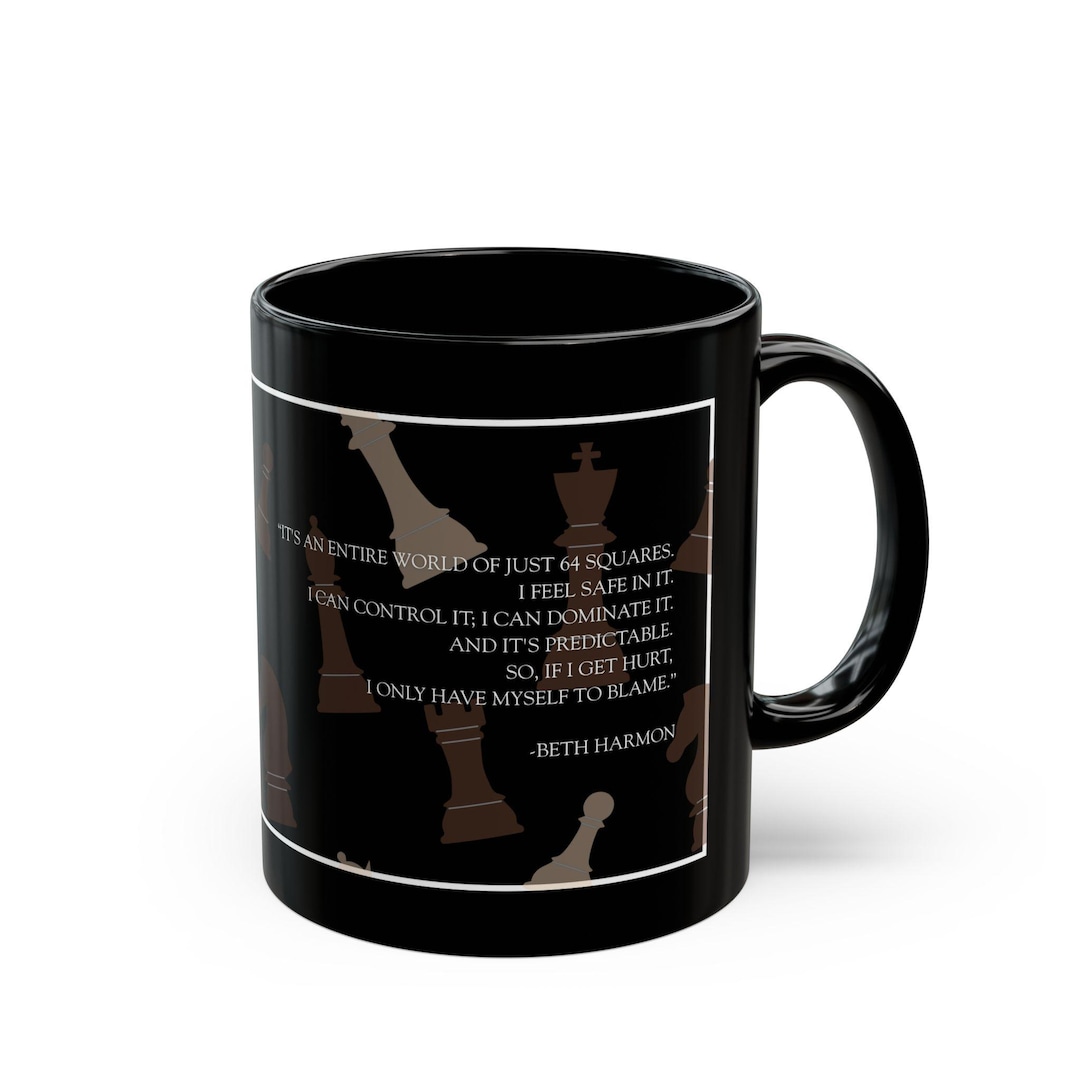 The Queen's Gambit by Walter Tevis Quote Mug | the Queen's Gambit Merch ...