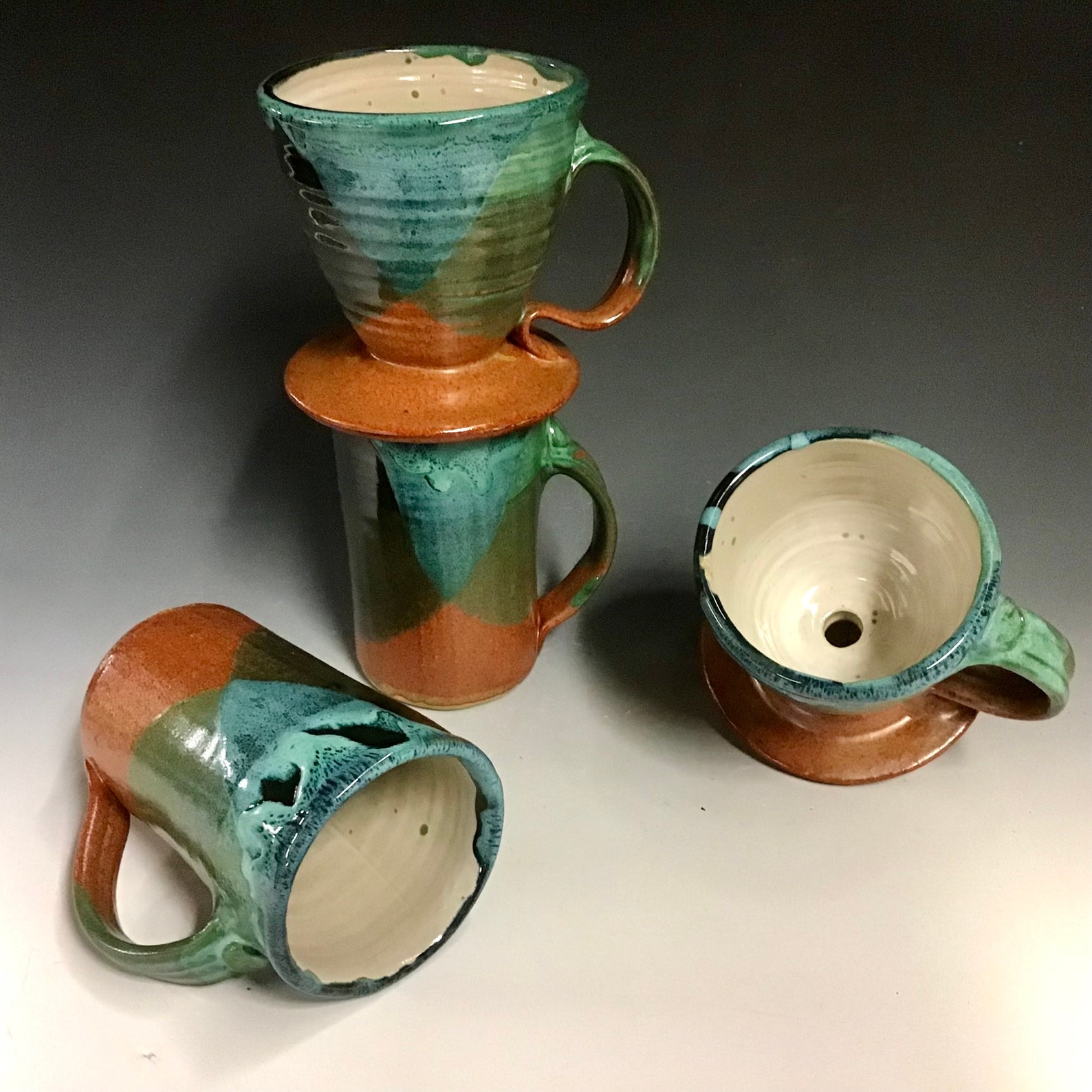 Coffee Maker Mug, Pour Over Coffee Maker & Mug,filter Drip Coffee Mug ...