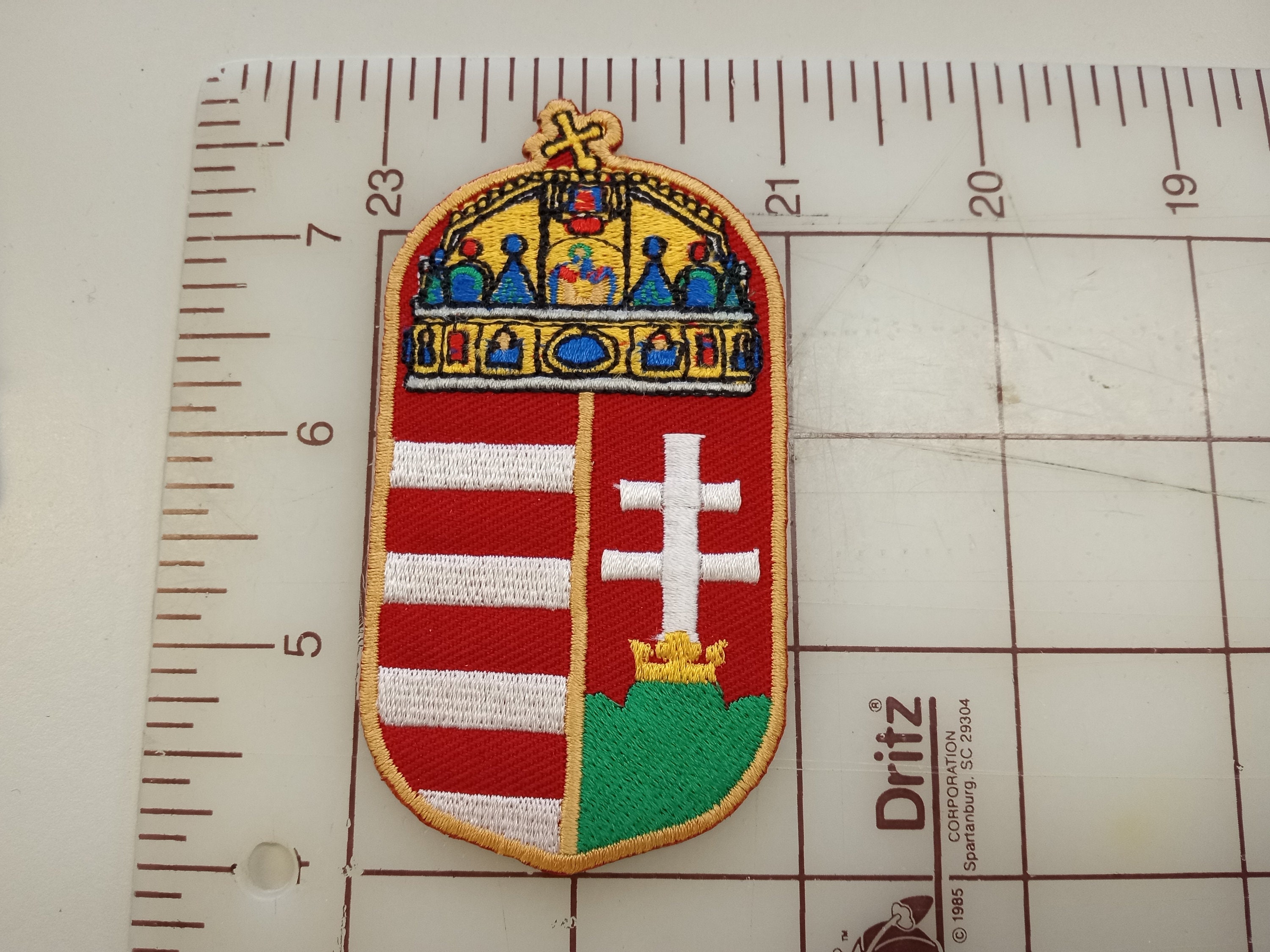 Hungarian Emblem Coat of Arms Embroidered Patch Shield - Etsy
