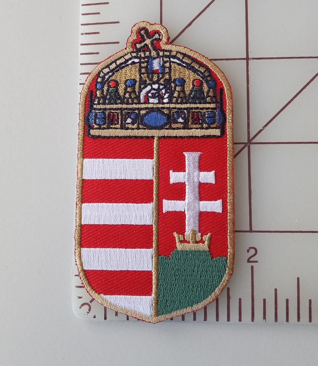 Last Ones Left Hungarian Emblem, Coat of Arms, Embroidered Patch ...