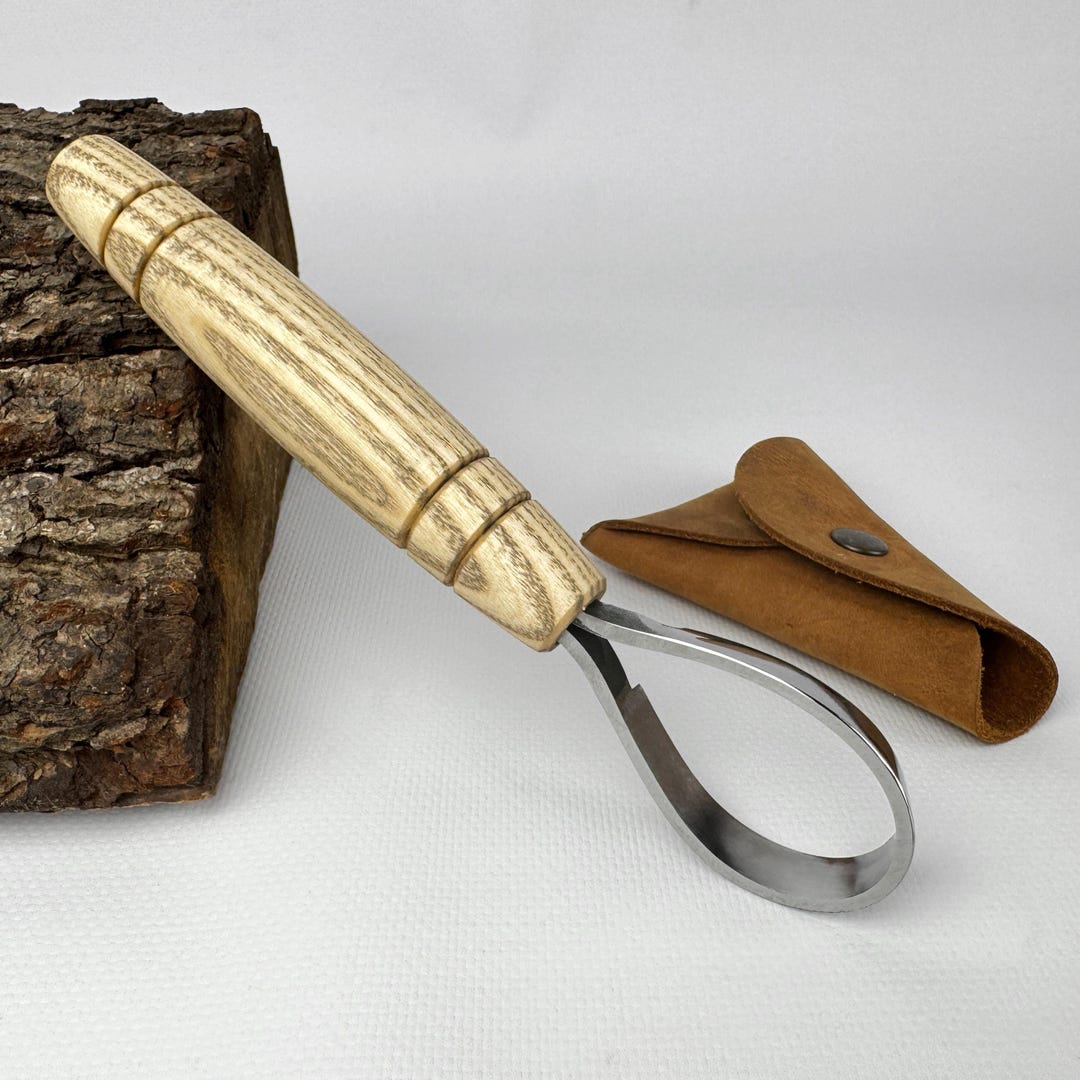 Hand-forged Scorp Knife – 52100 Steel Blade, Ergonomic Ash Handle ...
