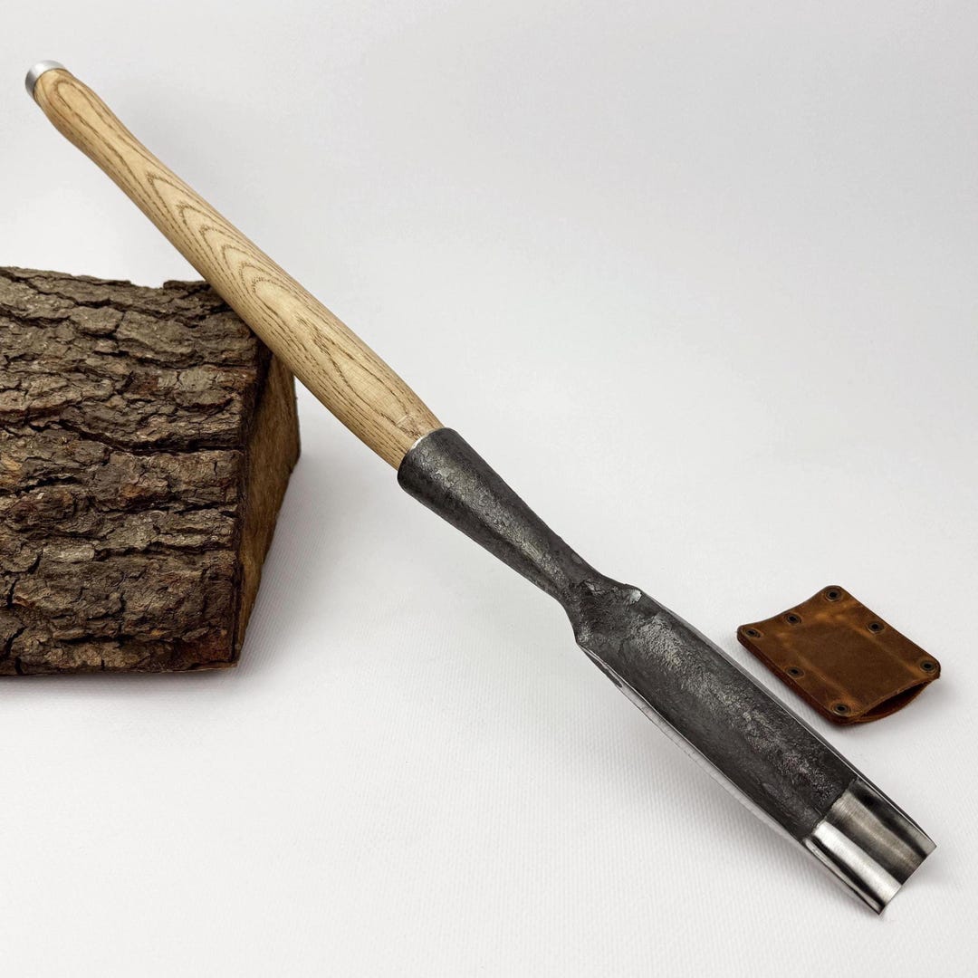 Rounded Timber Chisel – Hand-forged Framing Gouge With Carbon Steel ...