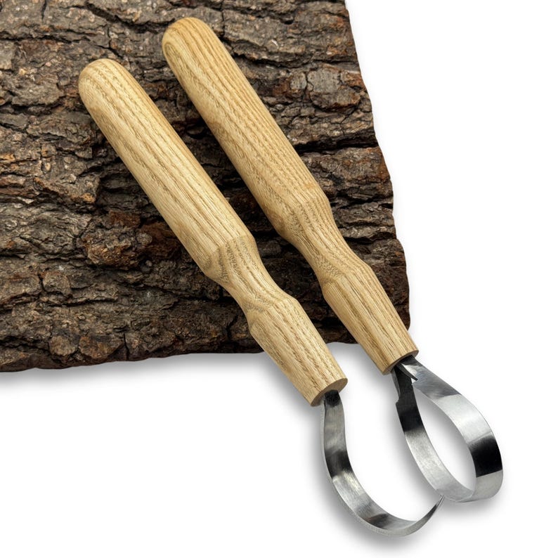 Scorp Knife & Hook Knife – Hand-forged Carbon Steel Blade, Ergonomic ...