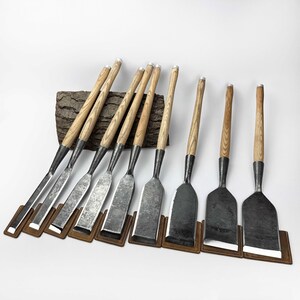 Timber Framing Chisels – Hand-forged 52100 Carbon Steel, Ash Wood ...