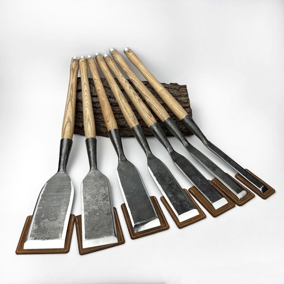 Timber Framing Chisels – Hand-forged 52100 Carbon Steel, Ash Handles ...