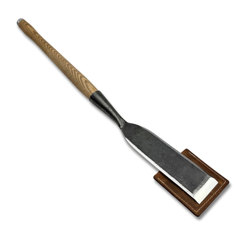 Hand-forged Timber Slick Chisel – 52100 Carbon Steel Blade, Ash Handle ...