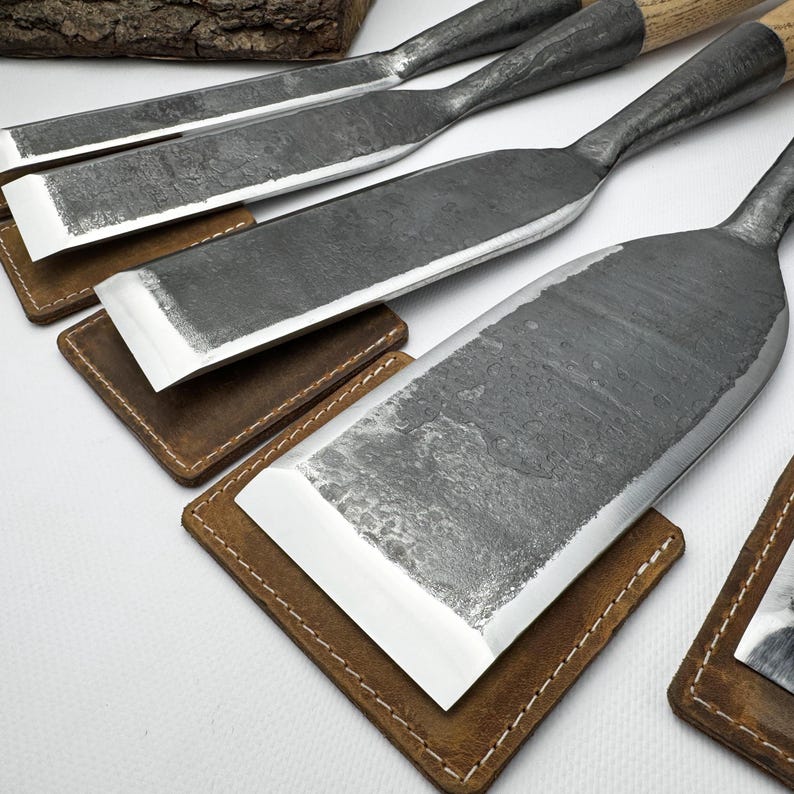 Timber Framing Chisels – Hand-forged 52100 Carbon Steel Blades, Ash ...