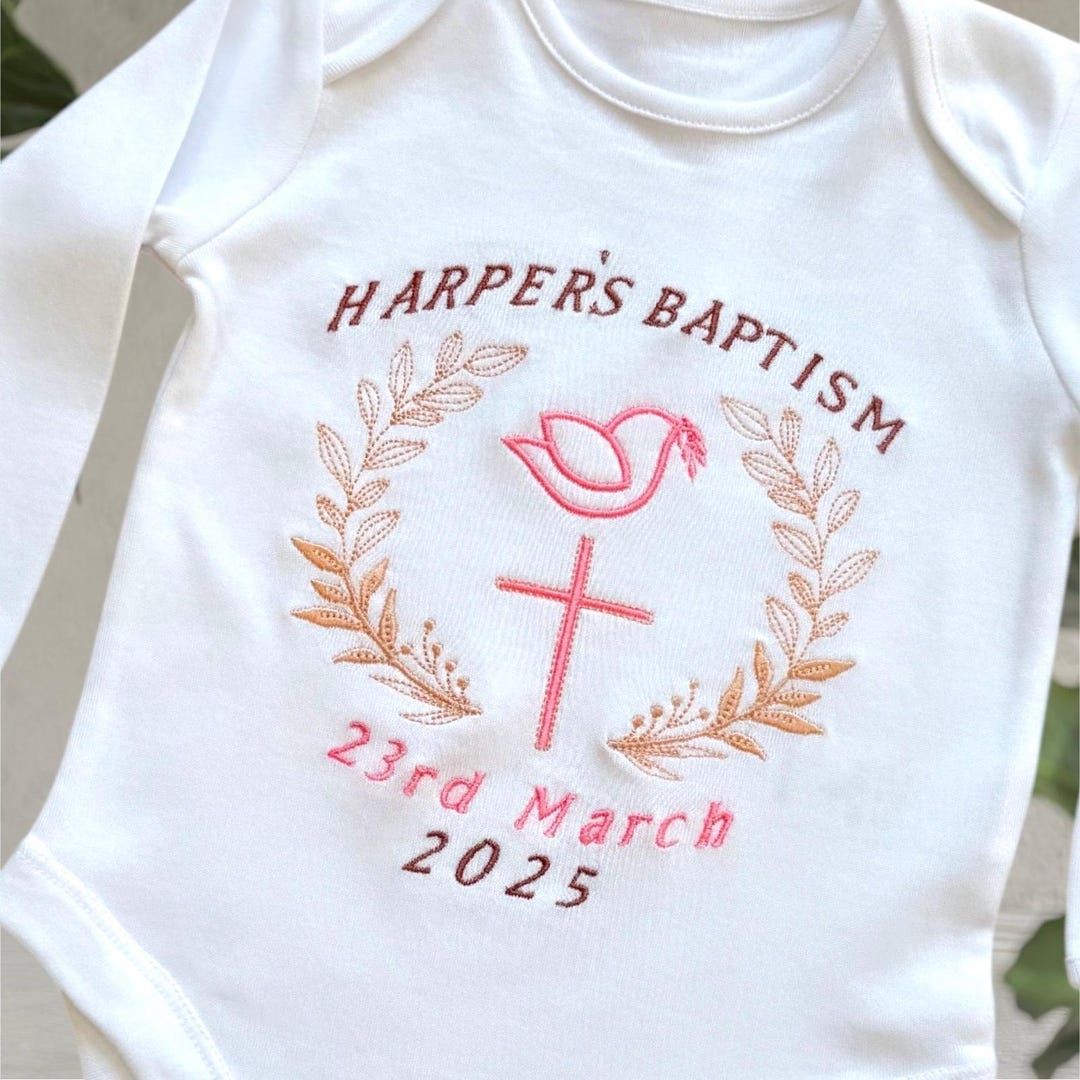 2 Piece Baptism/christening Gift Set - Etsy