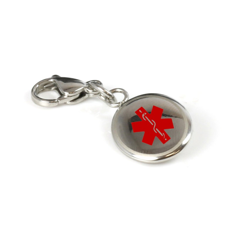 Medical Alert Charm - Etsy