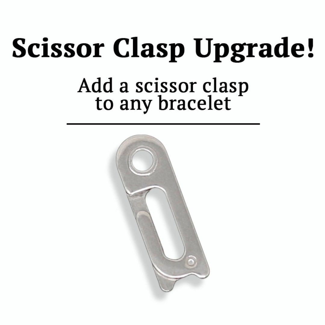 Scissor Clasp Upgrade, Add an Ultra-secure Scissor Clasp to Our Medical ...