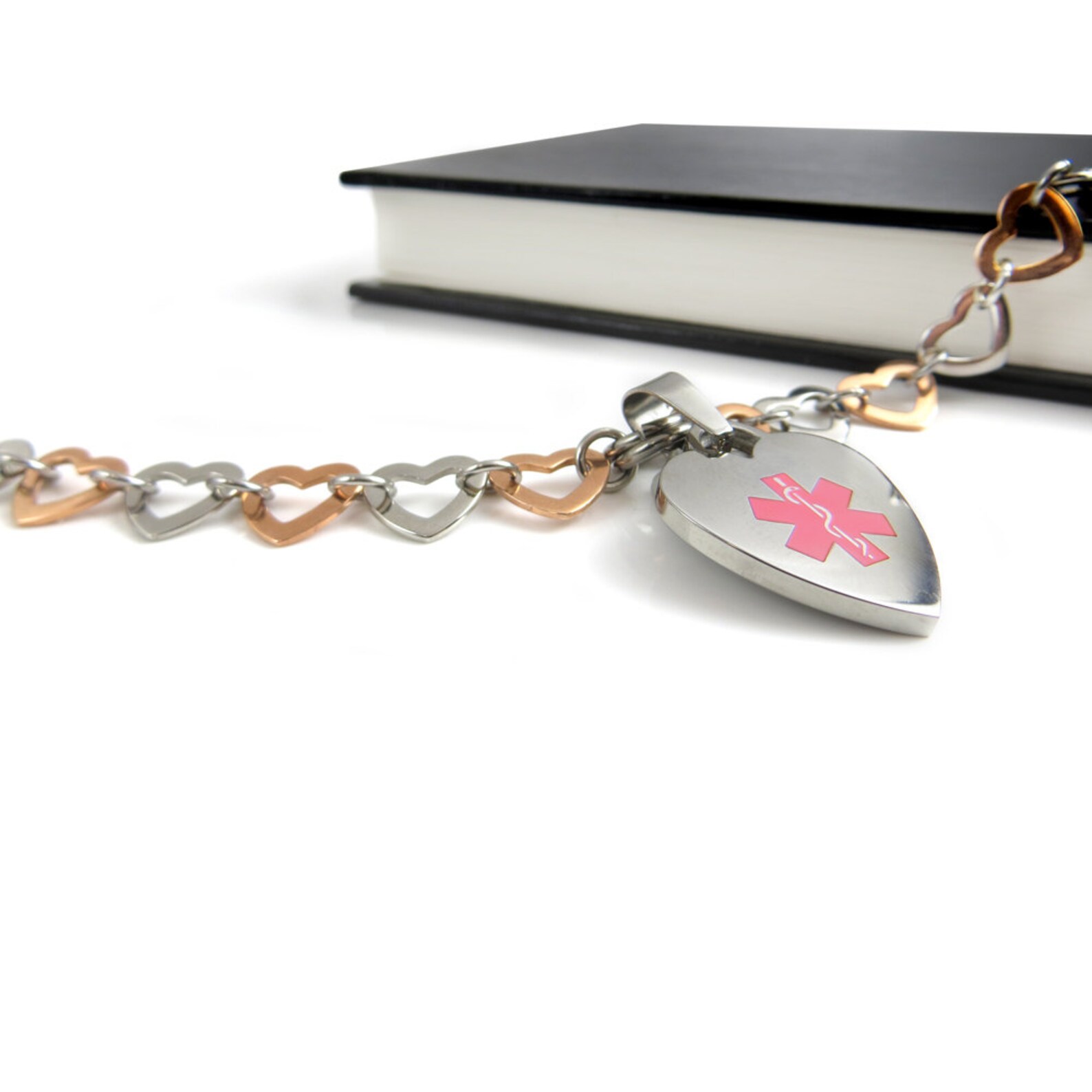 Custom Medical ID Bracelet Women With Free Engraving 316L - Etsy