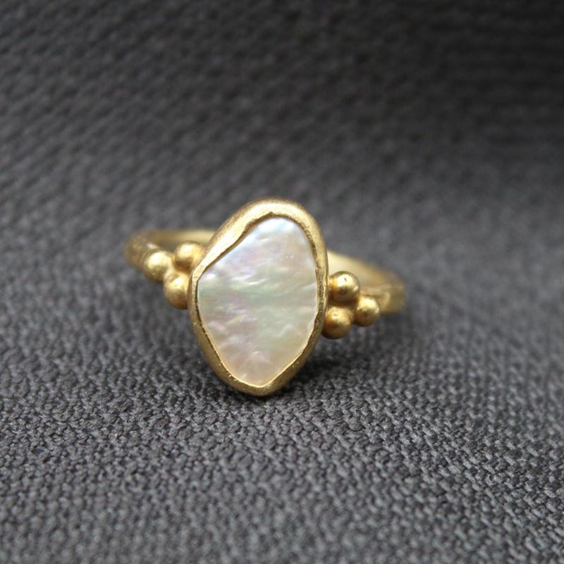 Pearl Ring - Etsy