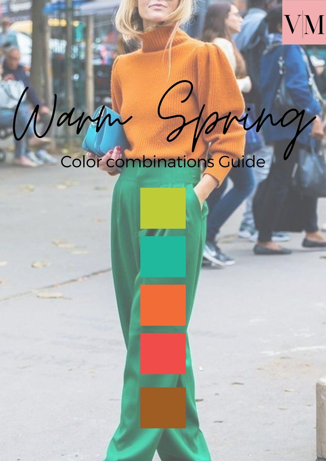 Warm Spring Color Combinations Guide | Seasonal Color Analysis PDF - Etsy
