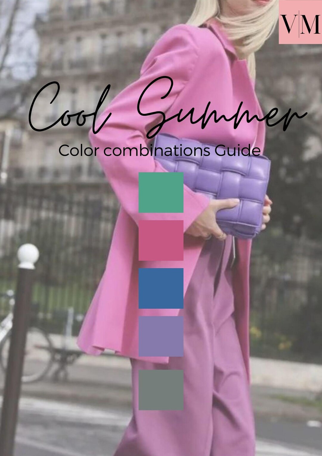 Cool Summer Color Combinations Guide | Seasonal Color Analysis PDF - Etsy