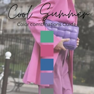 Cool Summer Color Combinations Guide | Seasonal Color Analysis PDF - Etsy