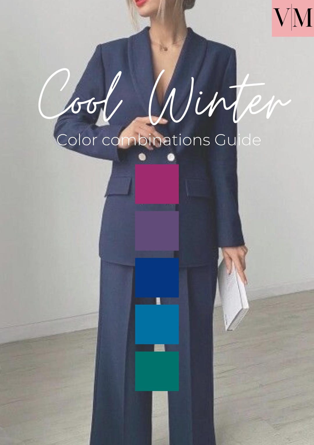 Cool Winter Color Combinations Guide | Seasonal Color Analysis PDF - Etsy