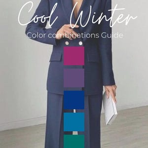 Cool Winter Color Combinations Guide | Seasonal Color Analysis PDF - Etsy