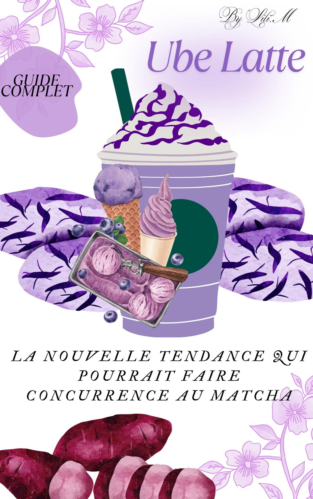 Ebook-guide UBE LATTE / the Trend That Should Compete With Matcha - Etsy