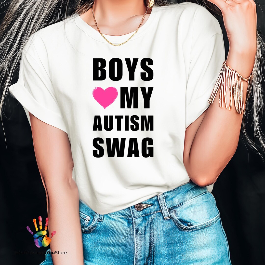 Boys Love My Autism Swag SVG, Neurodiversity Design (digital Download ...