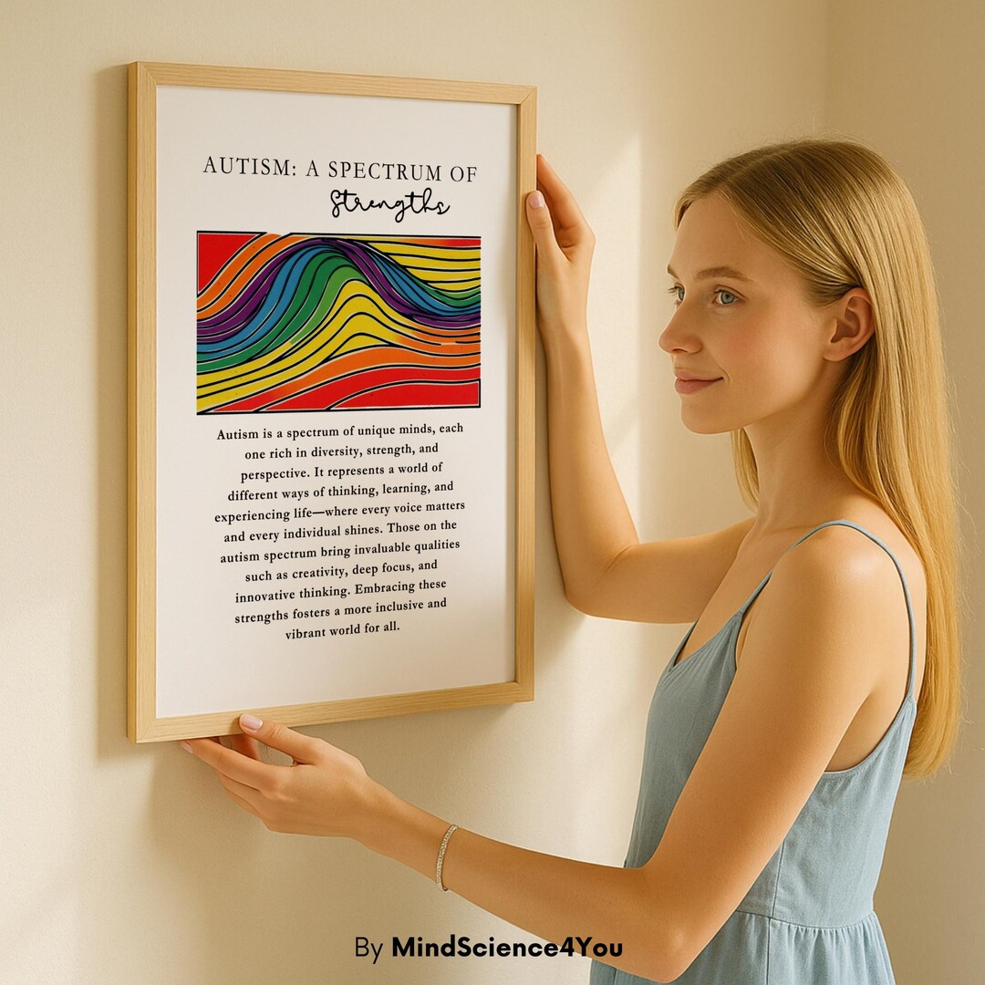Autism Spectrum Strengths: Neurodiversity Wall Art for Acceptance ...