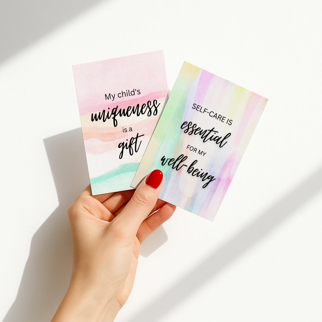 Autism Parent Affirmation Cards – Daily Self-care Printable for ...