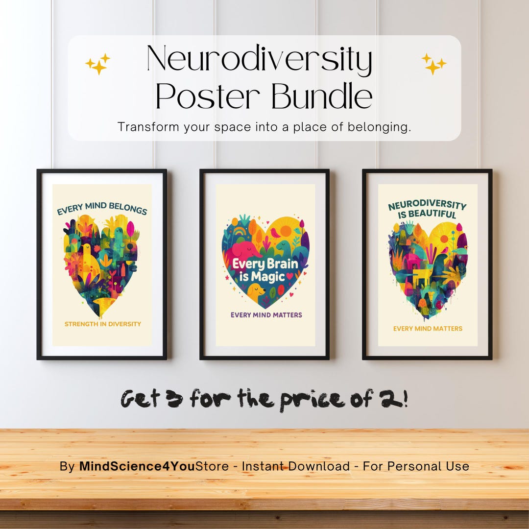 Neurodiversity Classroom Poster Bundle | Inclusive Classroom Decor ...