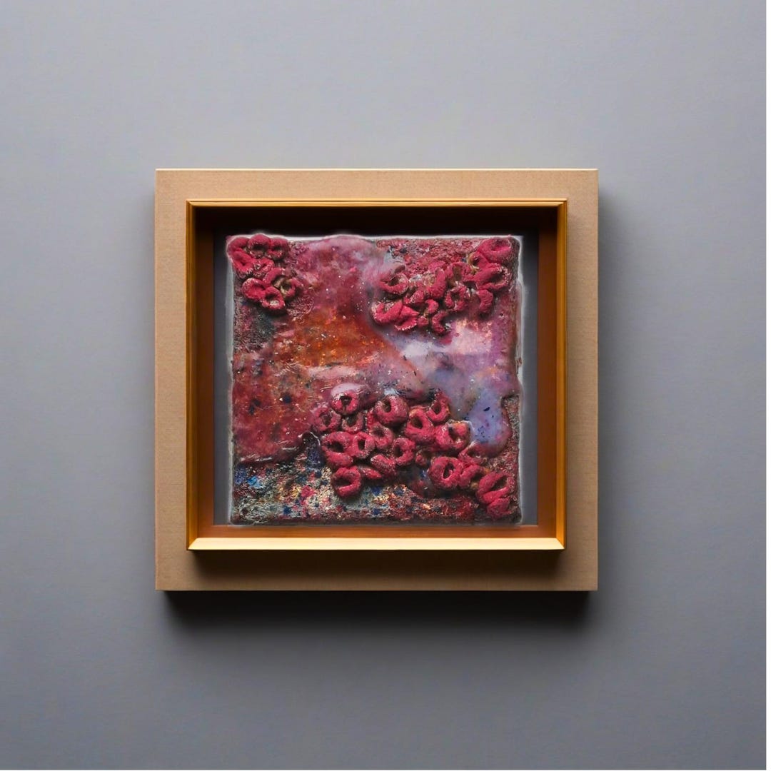 A Unique Mini Gift | Original Artwork on 10x10 Cm Canvas - Etsy