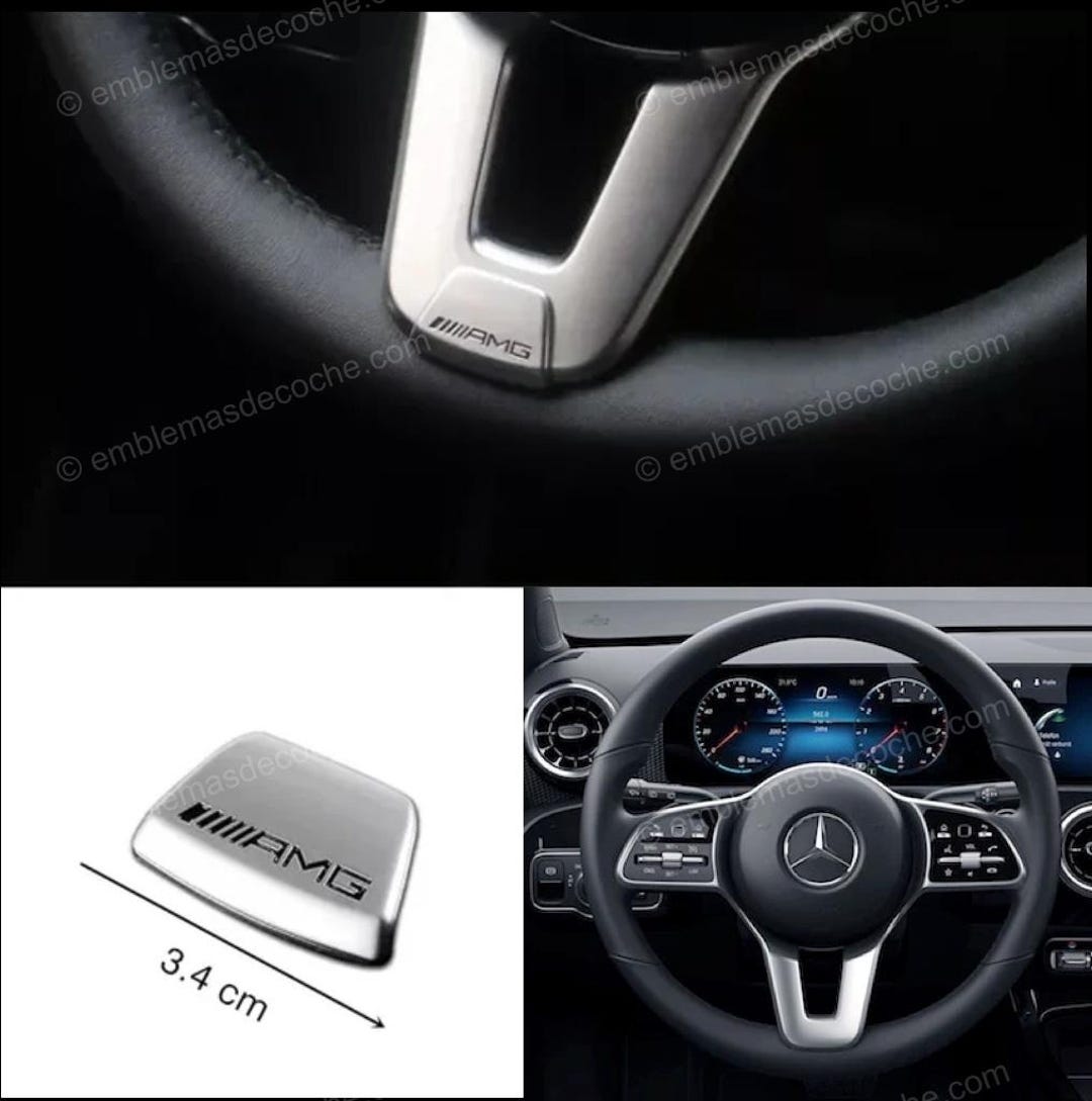 AMG Logo Emblem for Mercedes Benz Steering Wheel Sticker - Etsy