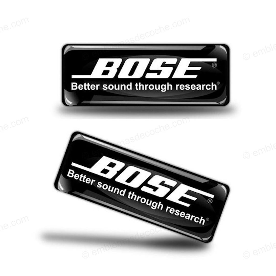 2 X Bose Logo Emblem for Audio Car Vehicle Sound Equipment Speaker ...