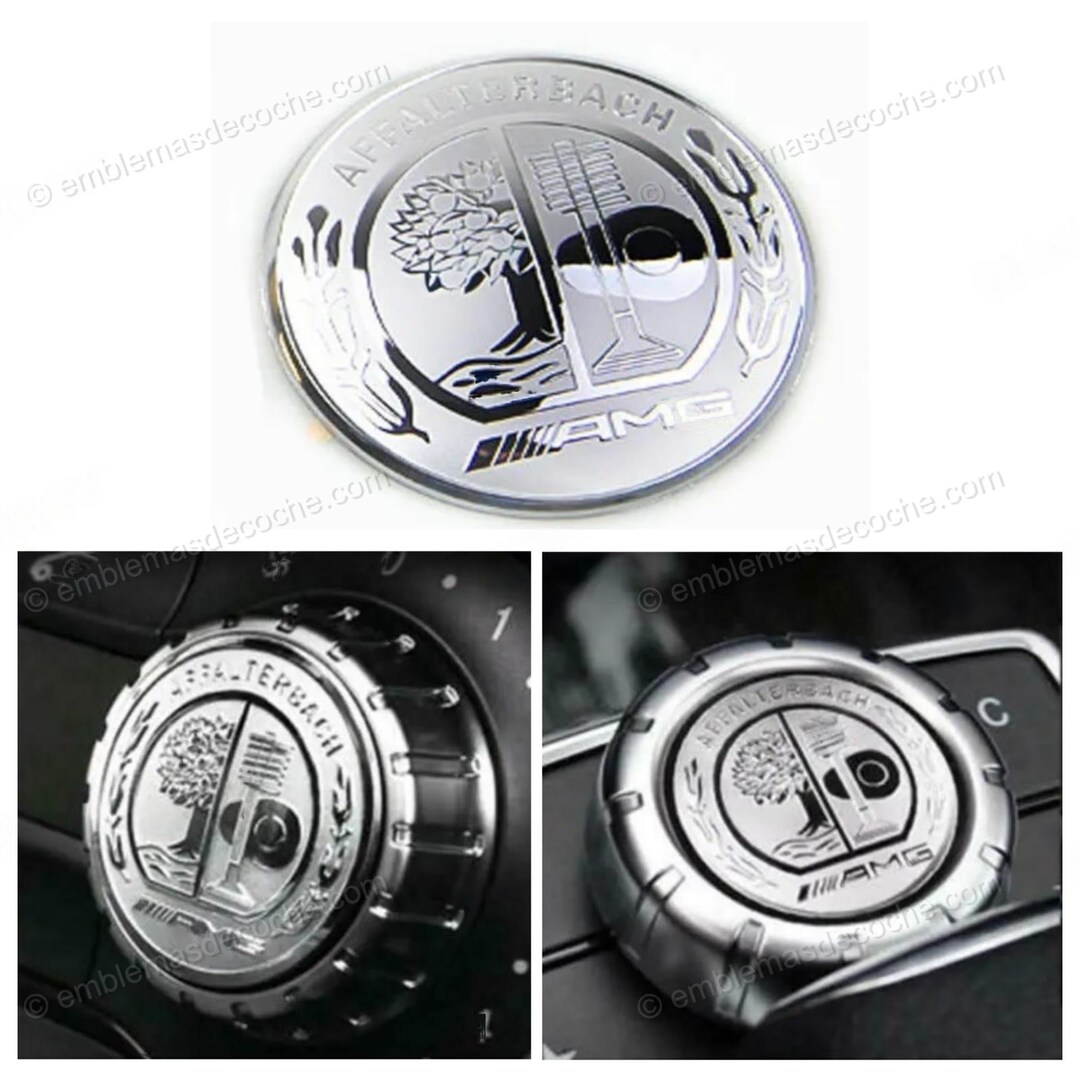 AMG Affalterbach 3D Logo Emblem for Multimedia Button 29mm Mercedes Benz Sticker - Etsy