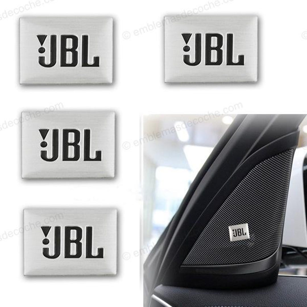 4 X JBL Logo Emblem for Audio Car Vehicle Sound Equipment Speaker ...